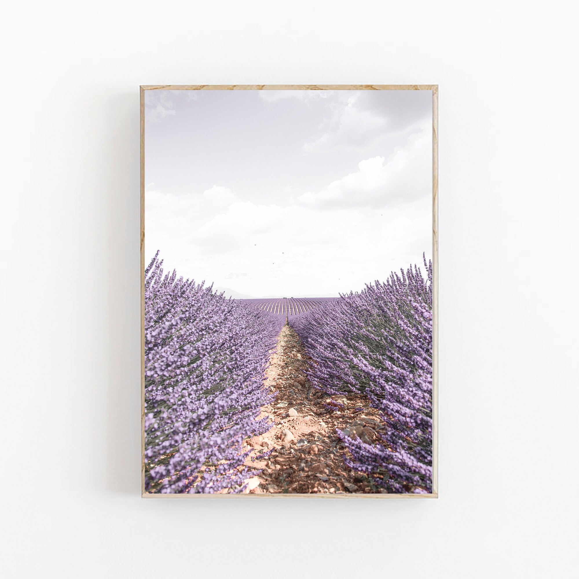 Lavender Prints Set Floral Print Flowers Wall Art Botanical - Etsy