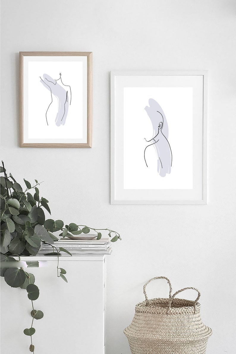 Nackte Frau Line Art Set Frauen Body Line Draw Print - Etsy Österreich