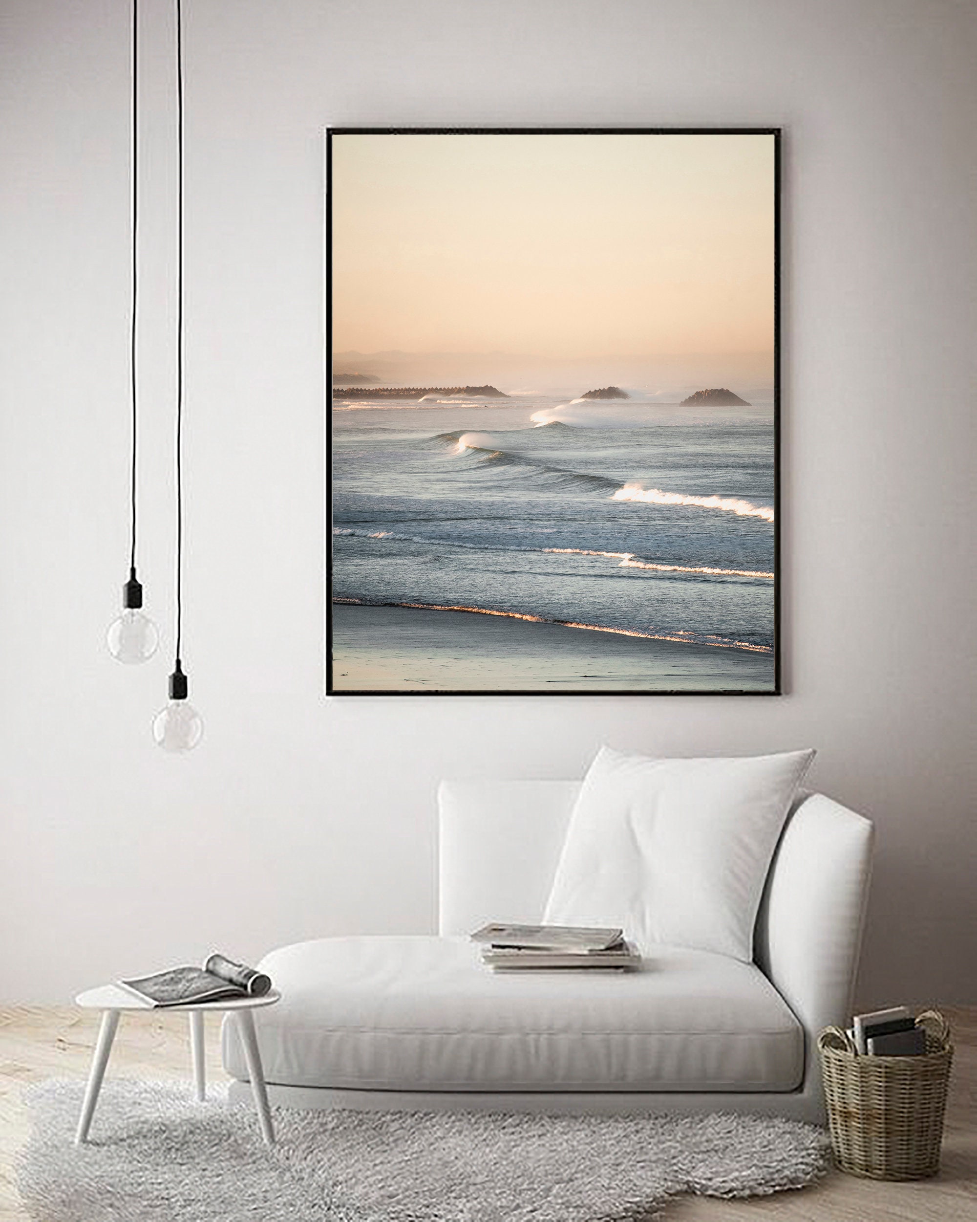 Costal Beach Print Coastal Print Beach Wall Art Modern | Etsy