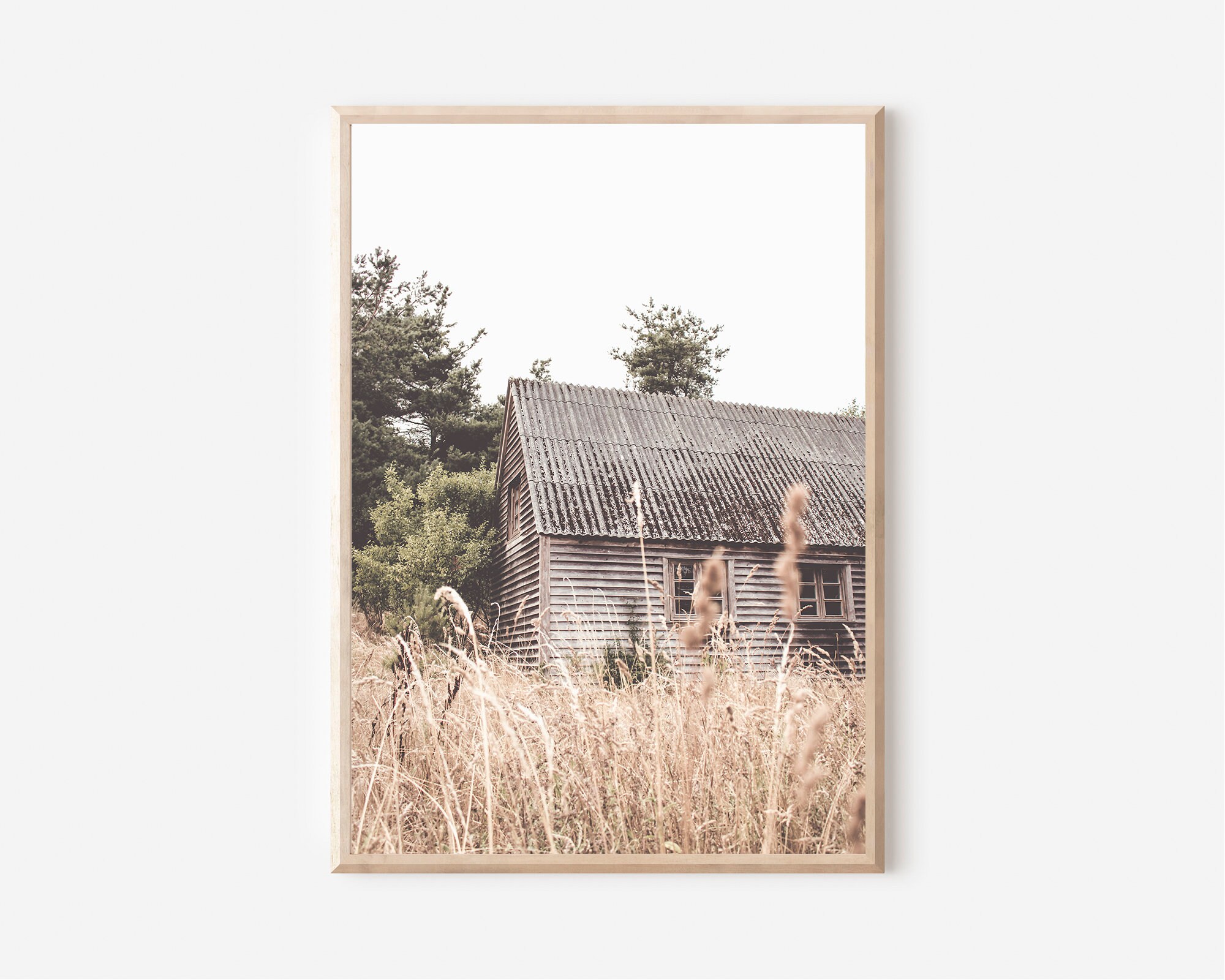 Barn Print Farmhouse Poster Rustic Wall Decor Nature Wall - Etsy