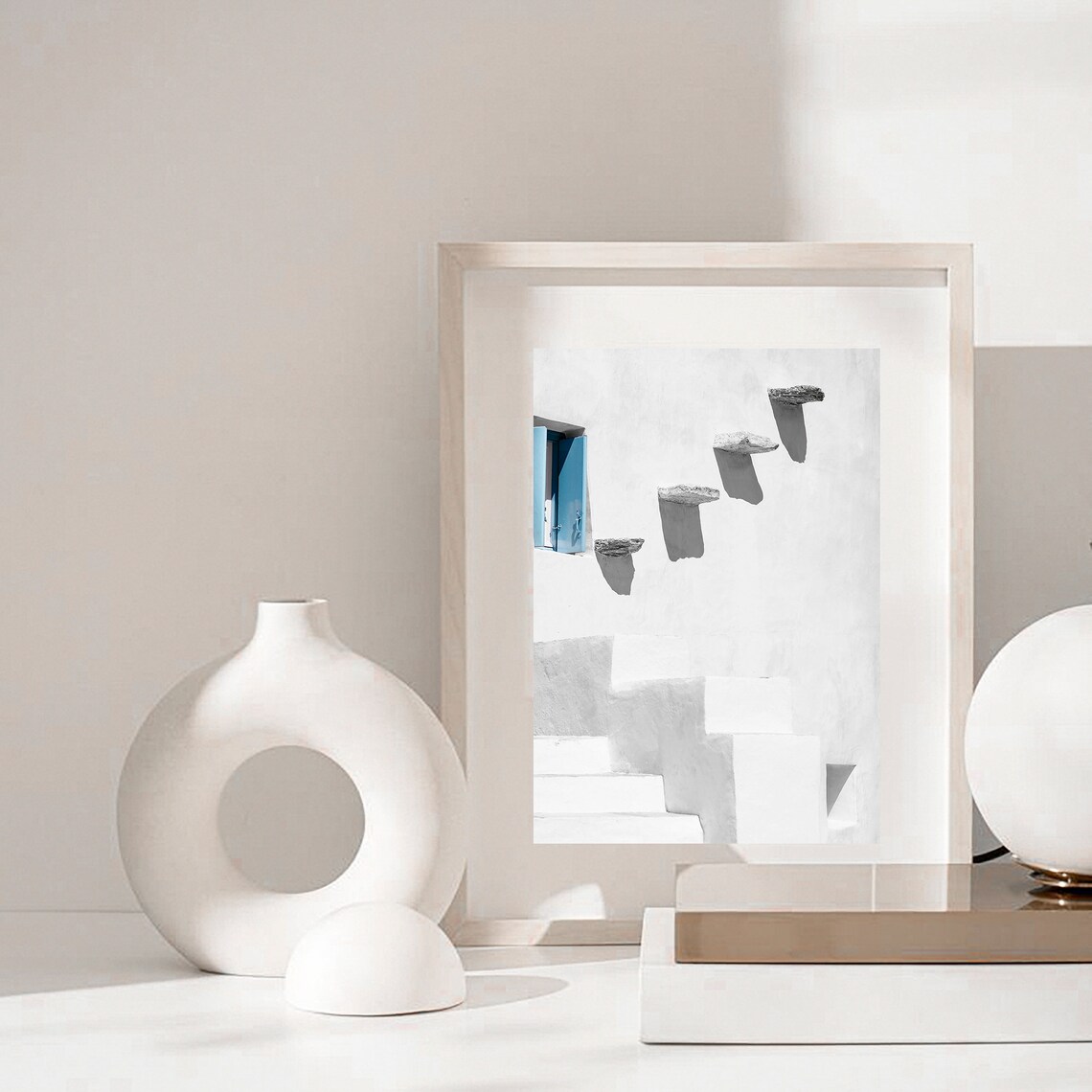 Greece Print Set of 6 Santorini Print Set of 6 Mykonos - Etsy
