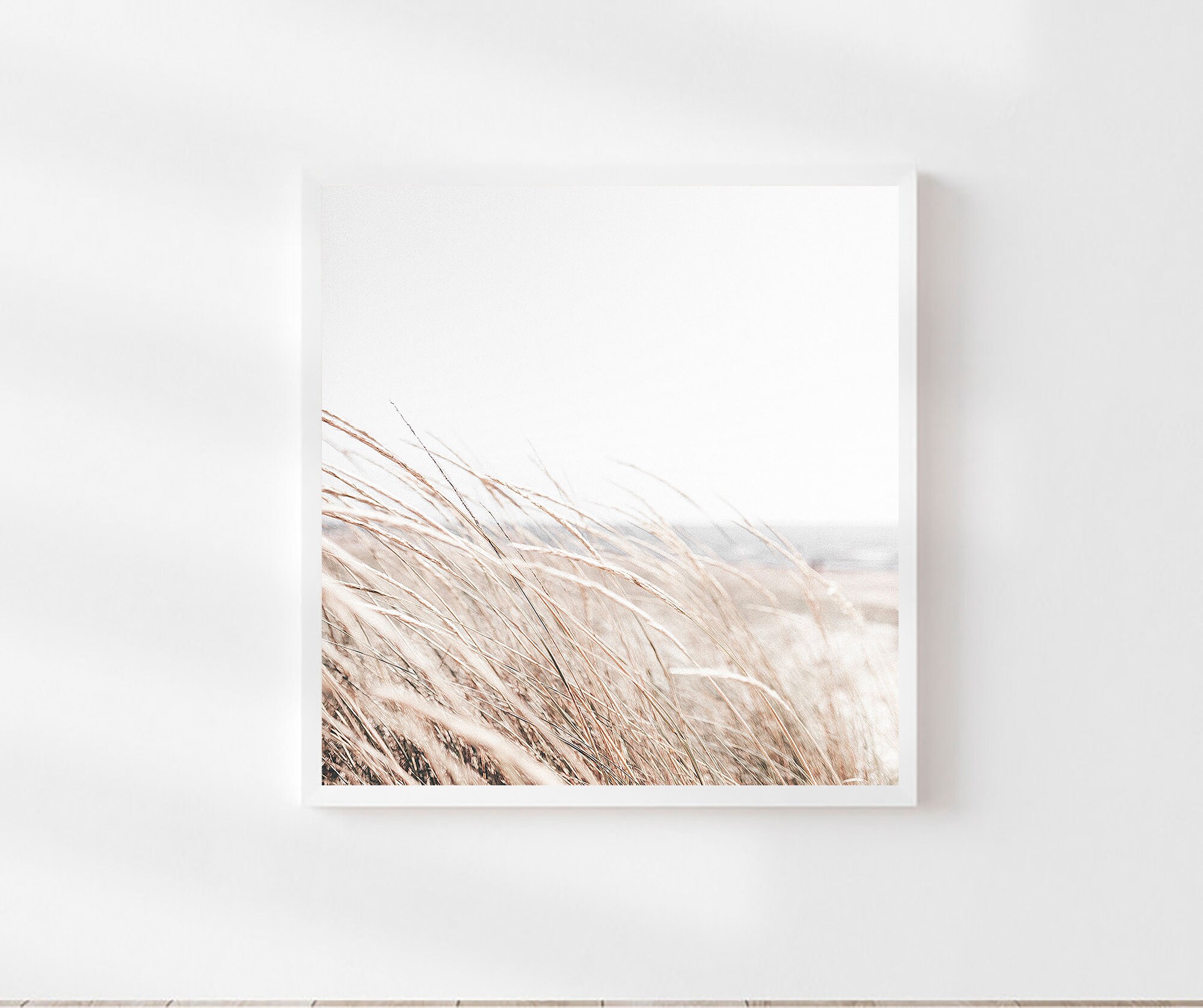 Pampas Grass Print Set of 4, Botanical Print, Farmhouse Print Set ...
