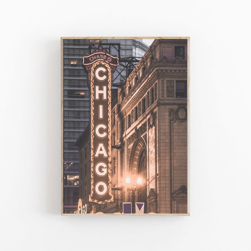 Chicago Print - Etsy