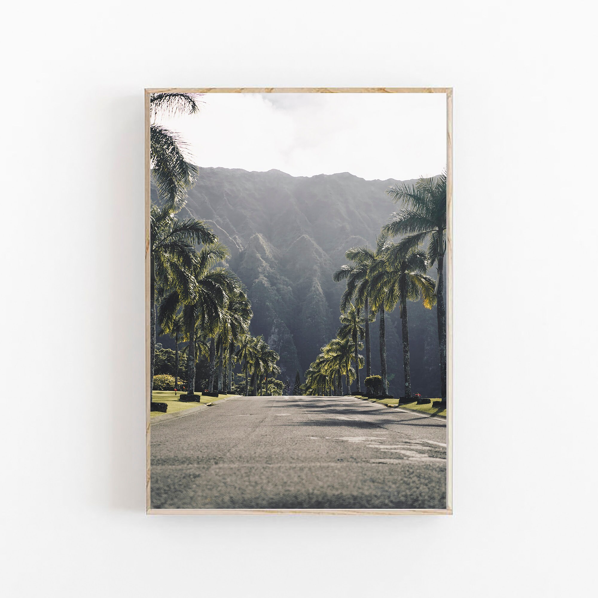 Hawaii Print Set of 6 Palm Tree Hawaii Wall Art Hawaii - Etsy