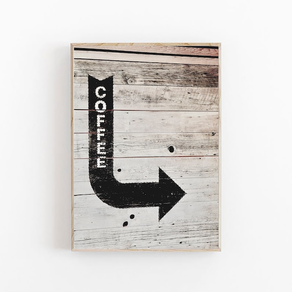 Coffee Sign Wall Decor Coffee Wall Art Coffee Shop Art - Etsy