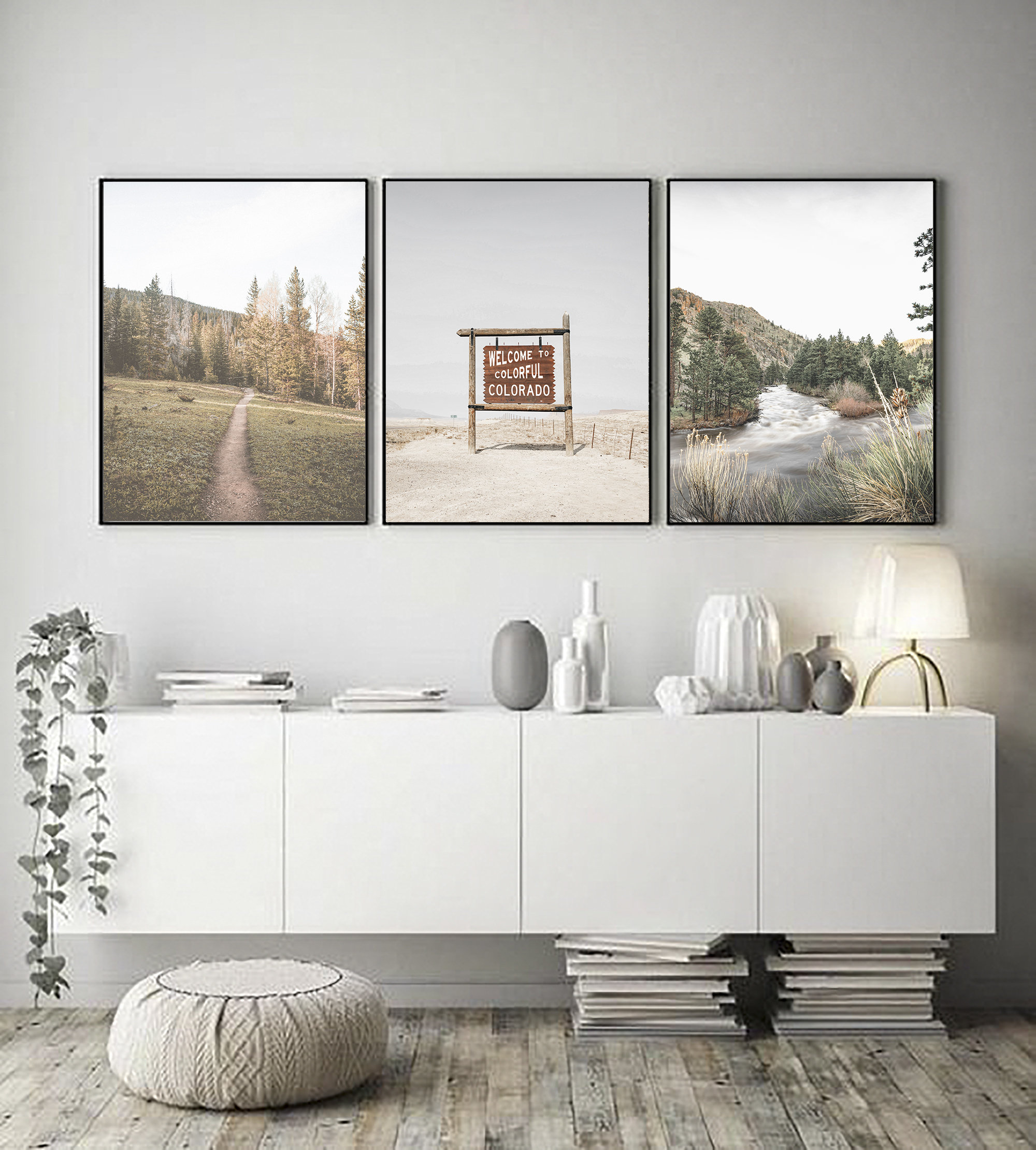 Colorado Print Colorado Wall Art Set of 3 Prints Welcome to - Etsy