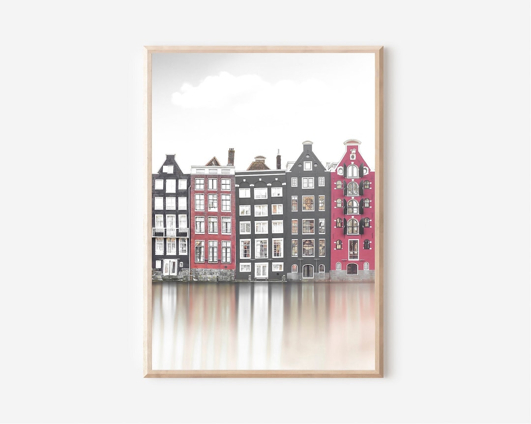 Amsterdam Print, Amsterdam Wall Art, Holland Print Decor, Netherland ...