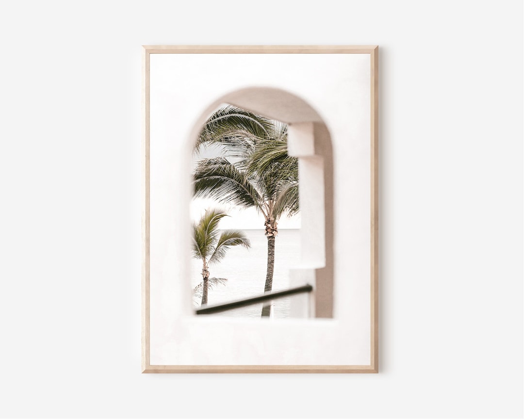 Palm Tree Print, Palm Tree Wall Art, Palm Tree Poster, Botanical Print ...