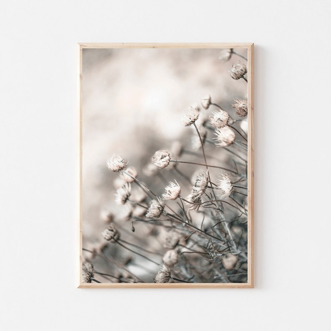 Dried Grass Print, Pampas Grass Print, Modern Minimalist Poster, Nature ...