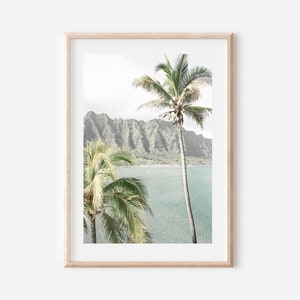 Hawaii Art Print Set of 6, Beach Print, Palm Tree Wall Decor, Hawaii ...
