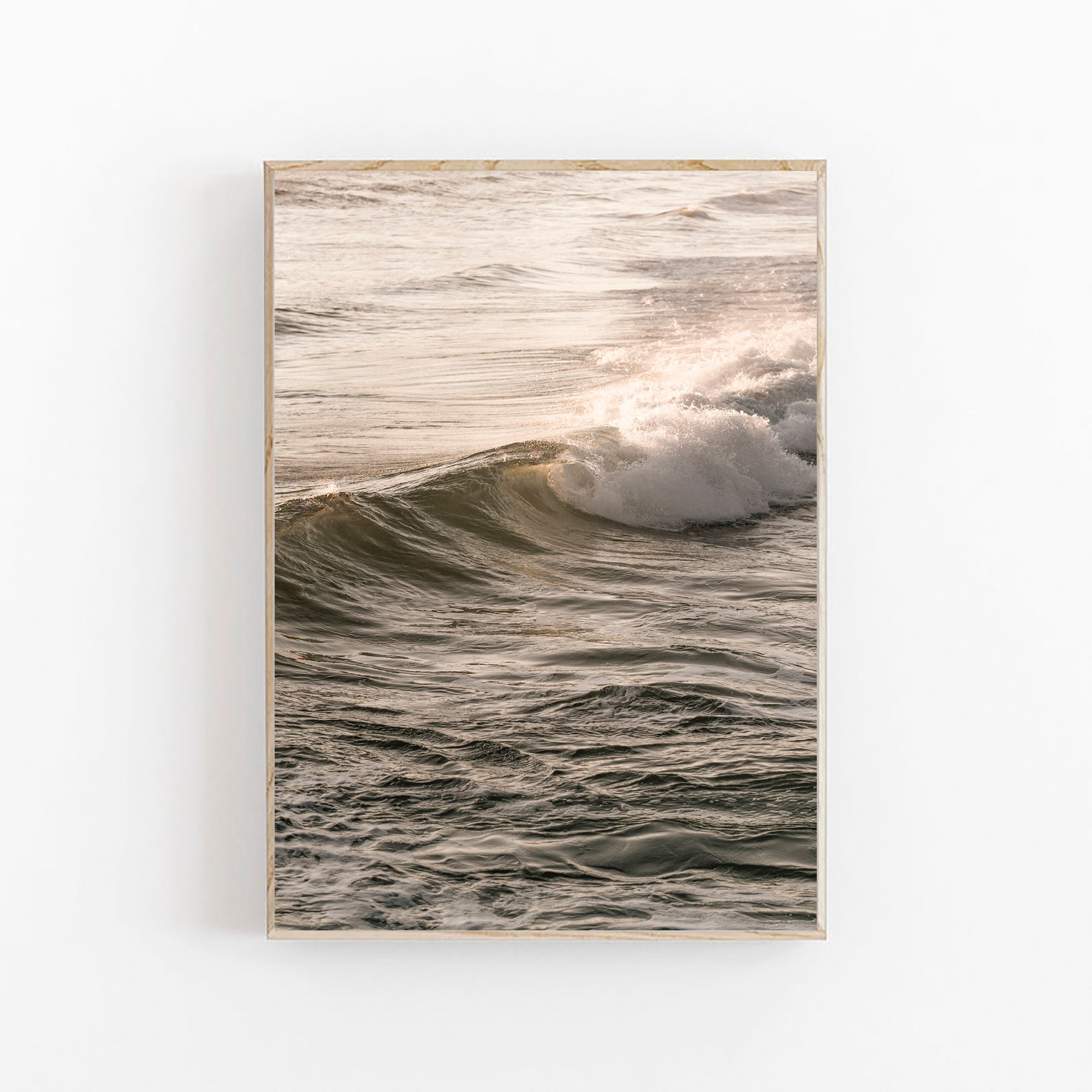 Ocean Print Australian Beach Poster Modern Minimalist - Etsy