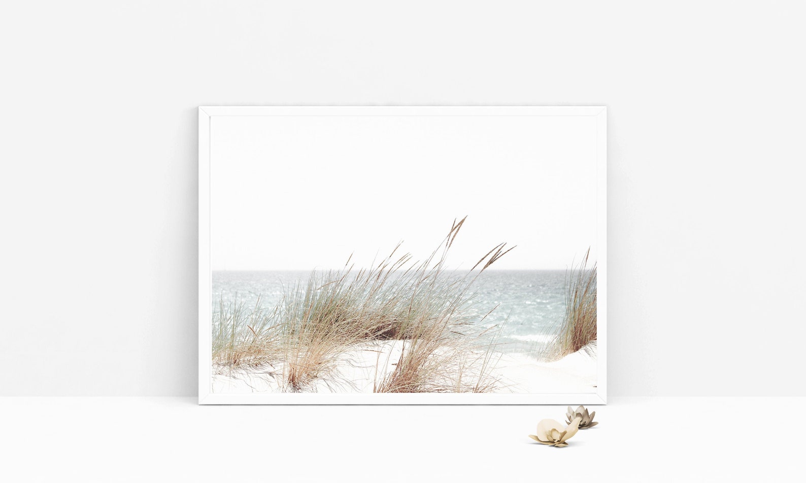 Beach Print, Coastal Printable Art, Dried Grass Print, Modern ...