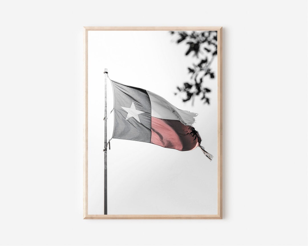 Texas State Flag Print, Texas Print, Texas Wall Art, Texas Poster ...