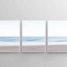 Ocean Beach Print Set of 3, Ocean Wall Art, Coastal Decor, Triptych ...