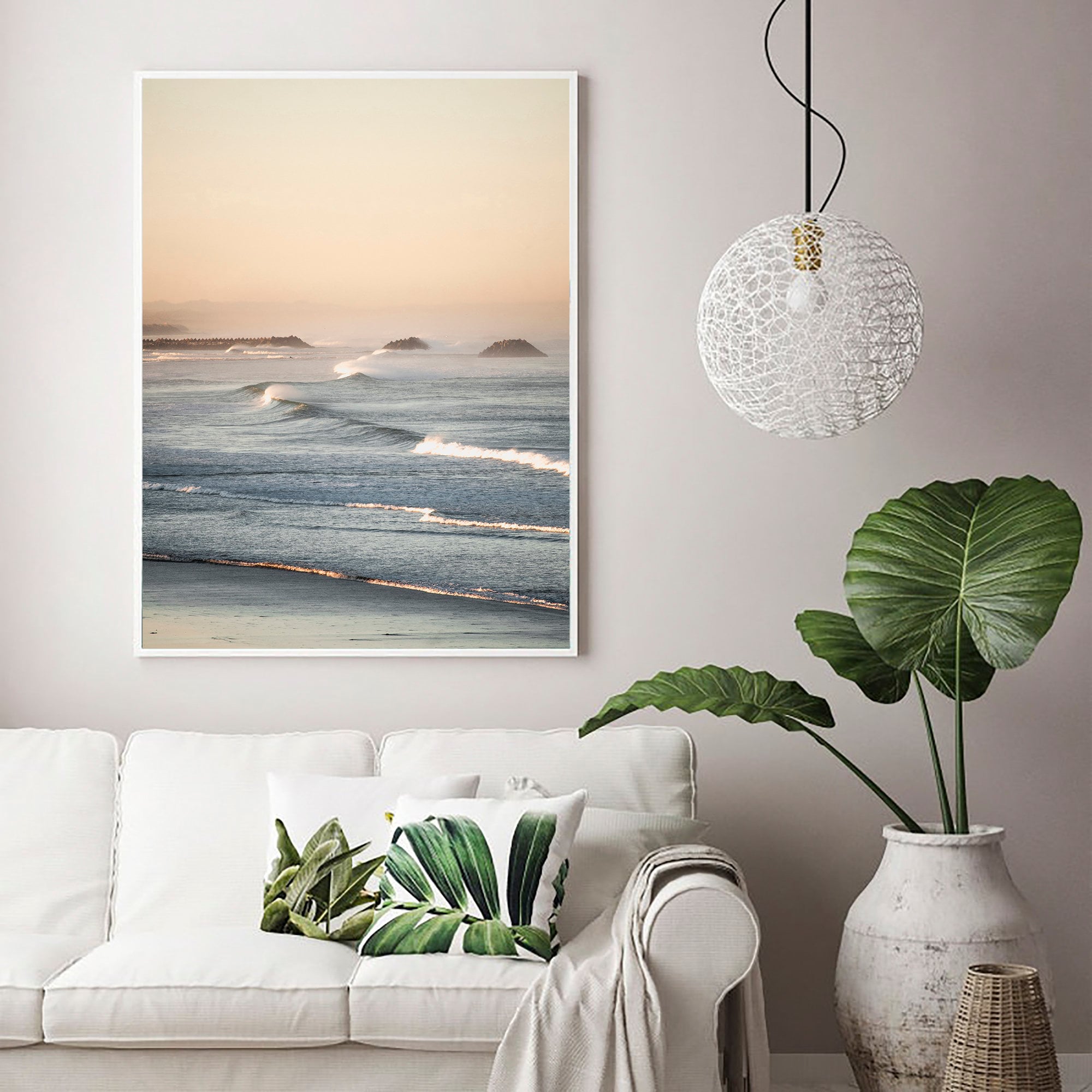 Costal Beach Print, Coastal Print, Beach Wall Art, Modern Minimalist ...