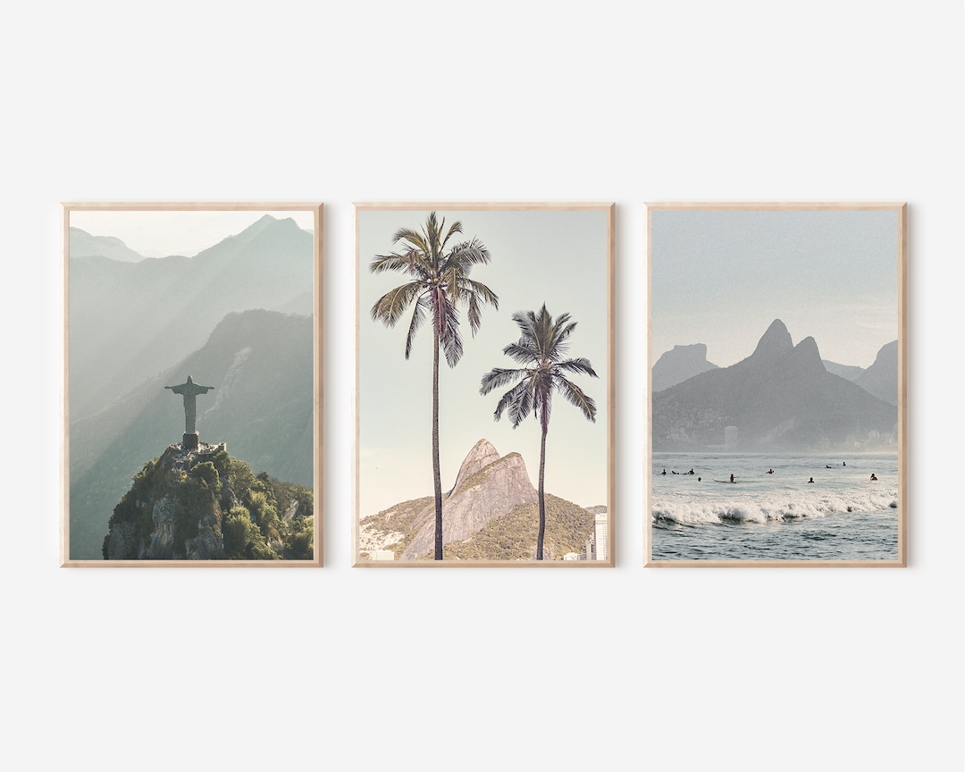 Rio De Janeiro Art Print, Brazil Print, Copacabana Print, Brazil Wall ...