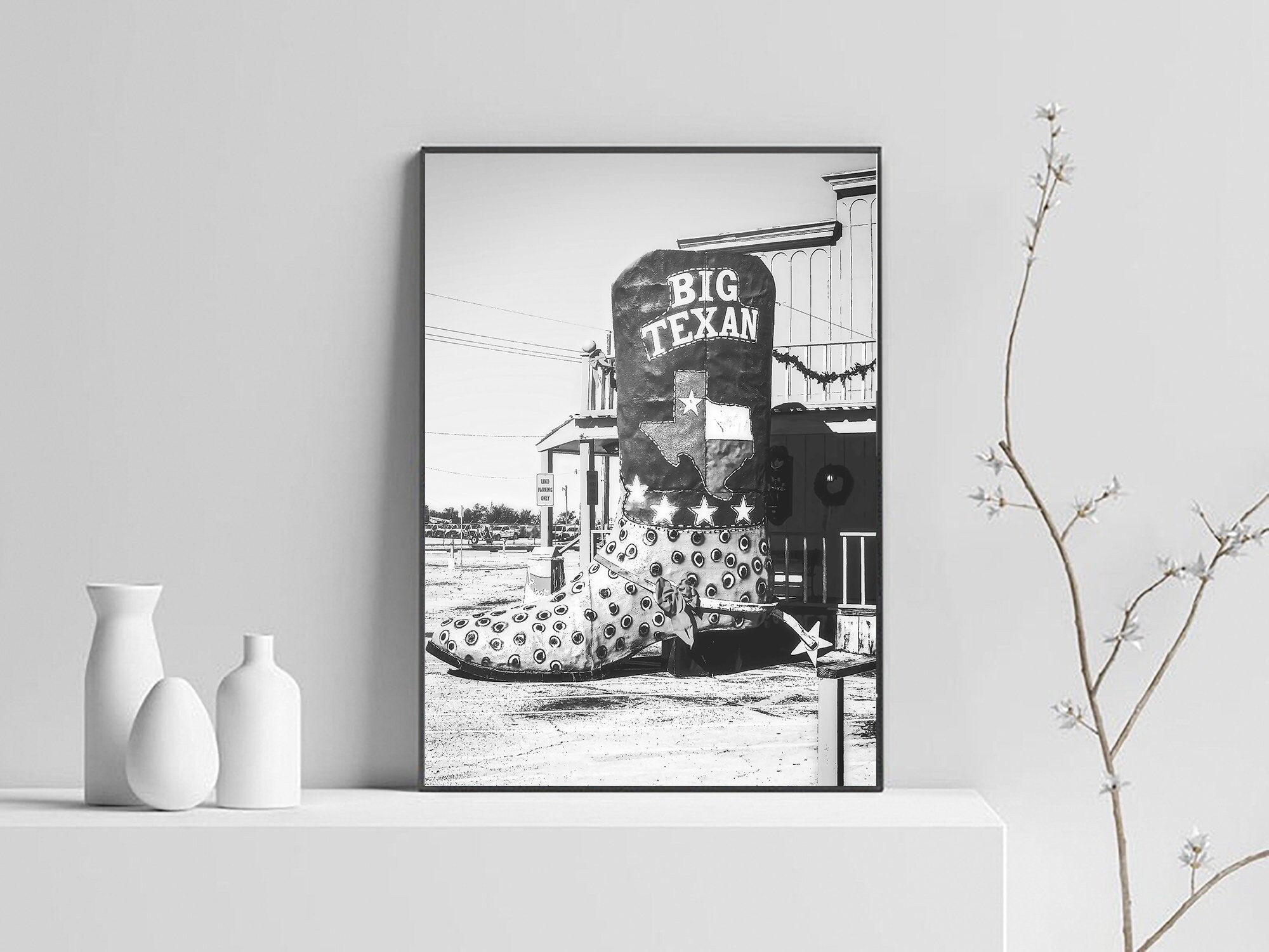 Texas Print Texas Print Black and White Texas Wall Art - Etsy