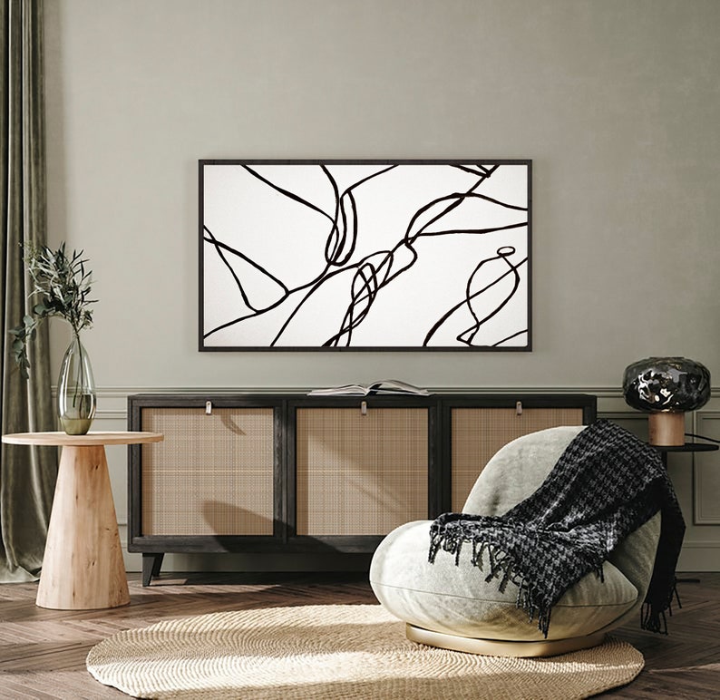 Abstract Art Tvpainting Digital Artprint for Digital TV | Etsy