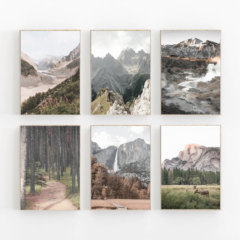 Mountain Print - Etsy