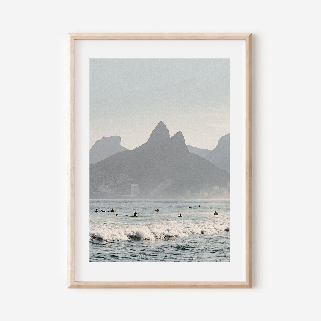 Rio De Janeiro Art Print, Brazil Print, Travel Poster, Rio De Janeiro ...