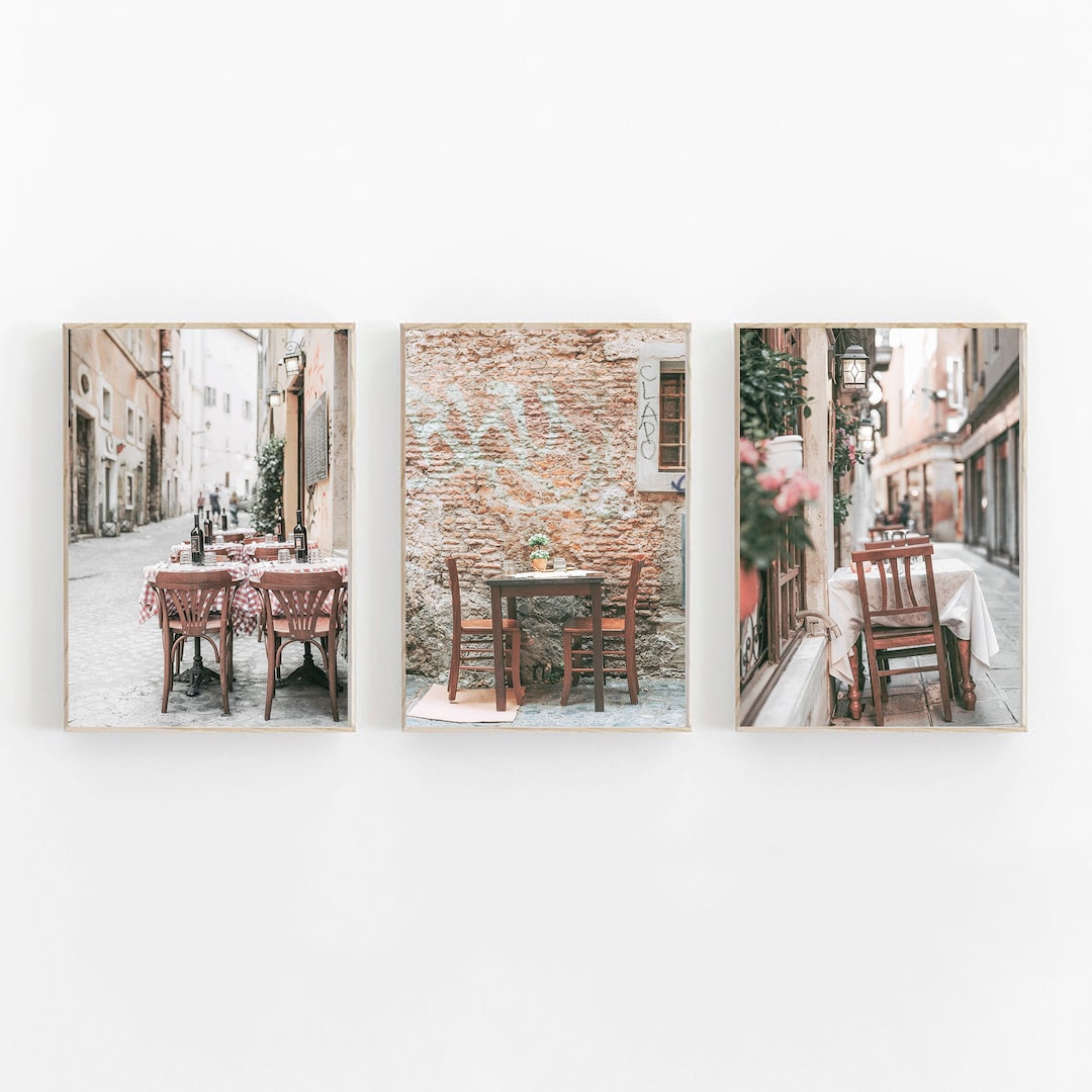Italy Art Print Set of 3, Italy Wall Art, Travel Print, Italy City ...