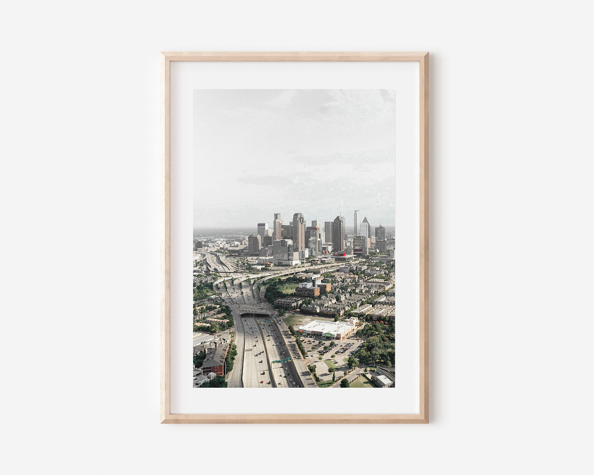 Dallas Texas City Print Set, Photo Gallery Wall Art (digital Download ...