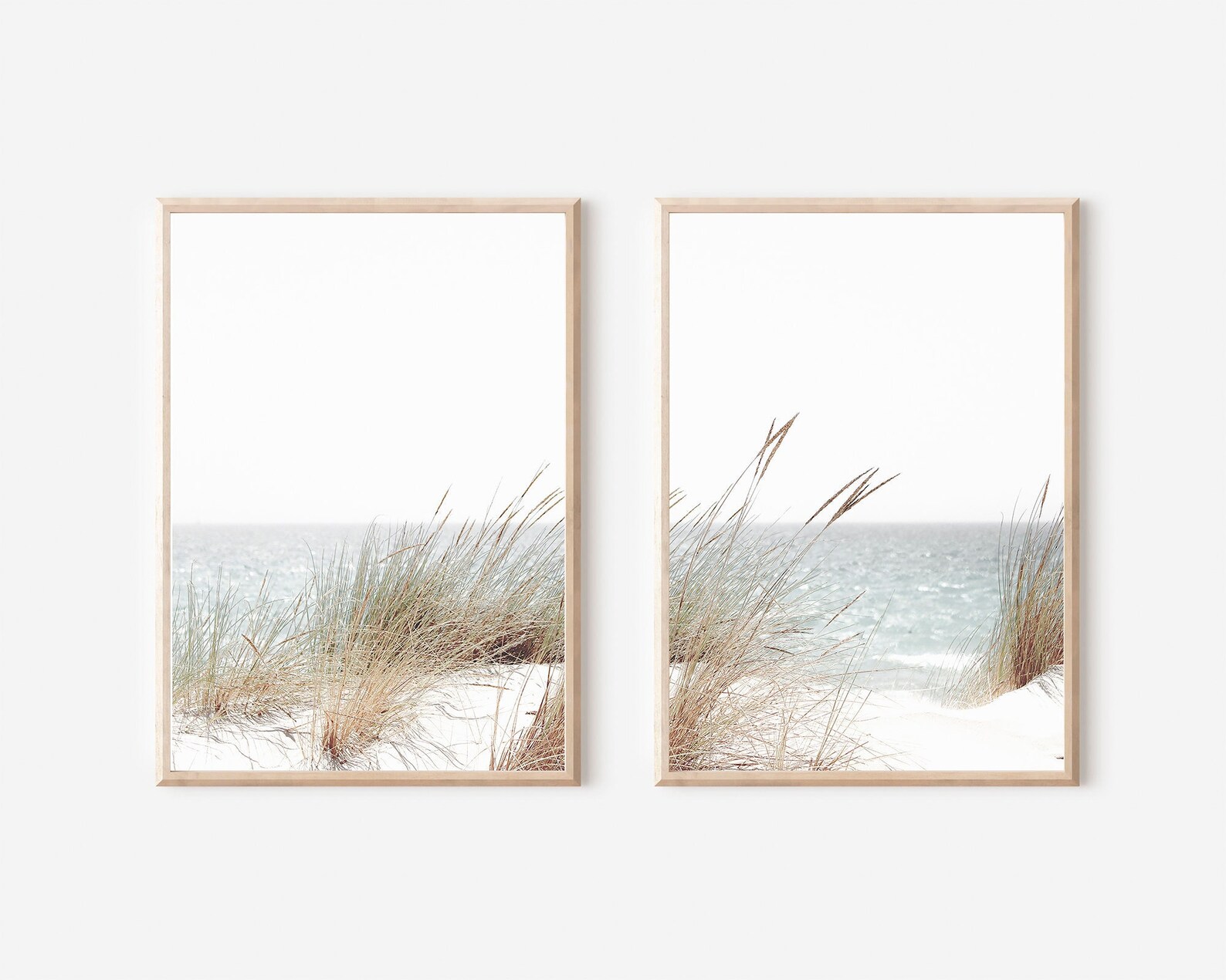 Beach Print Set of 2 Coastal Prints Set of 2 Modern - Etsy