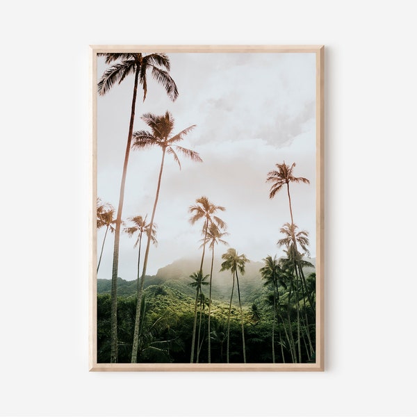 Palm Tree Poster - Etsy