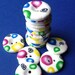 White Planet Buttons X 6 Handmade in Polymer Clay - Etsy