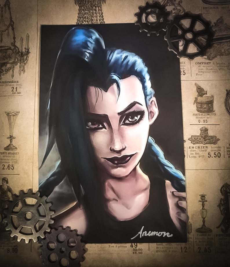 Jinx Arcane League of Legends Fanart Digital Painting - Etsy Israel
