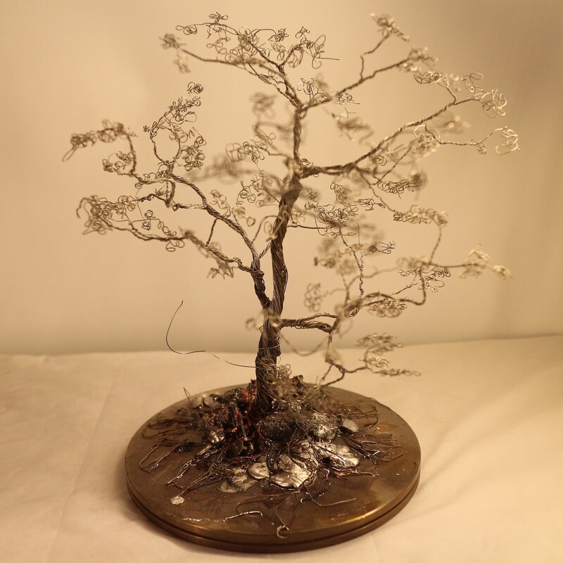 Metal Bonzai Tree - Etsy