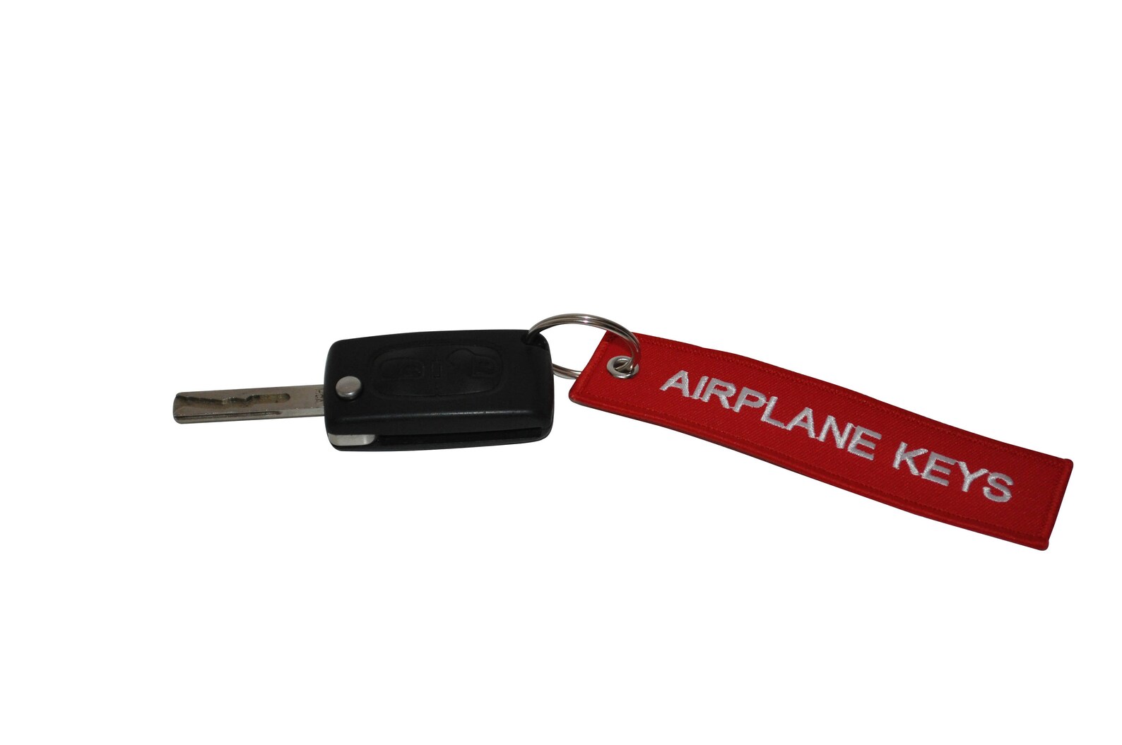 Airplane Keys Keychain Luggage Tag Red & White High - Etsy