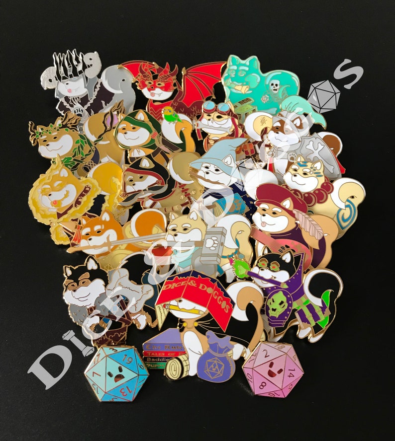 Dragon Droggon Shiba Inu Doggo Dungeons and Dragons RPG - Etsy