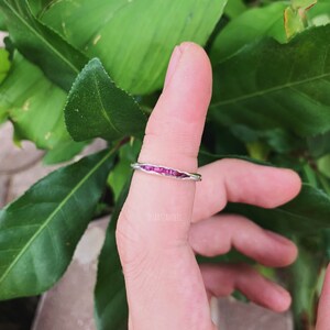 Hidden Gems Ring, Raw Gems Silver Ring, Anniversary Ring, Stackable ...