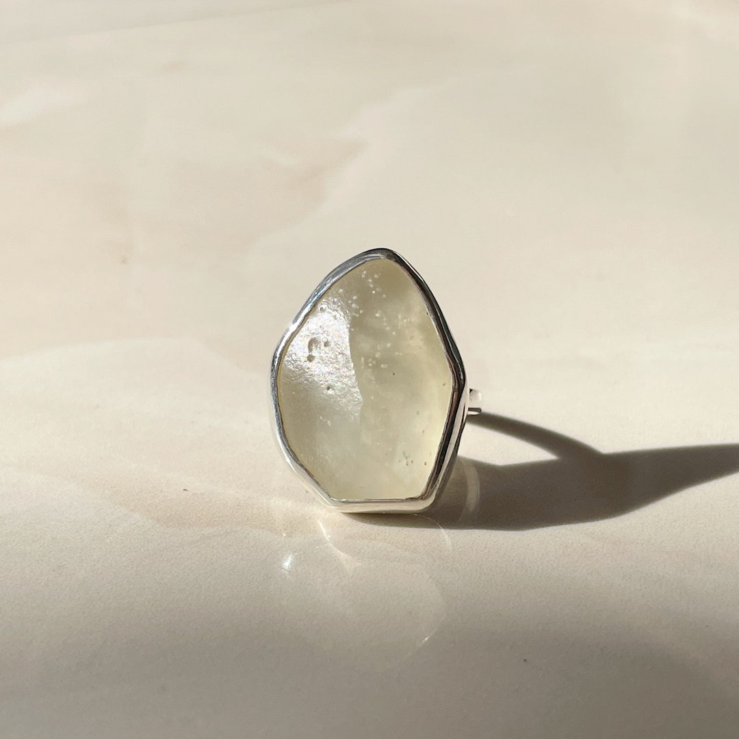 Libyan Desert Glass Ring - Handmade, Authentic Ring, Egyptian Glass ...