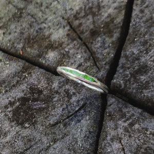 Hidden Gems Ring, Raw Gems Silver Ring, Anniversary Ring, Stackable ...