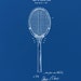 Tennis & Badminton Racket 1925 Original Patent Print Blueprint Drawing ...