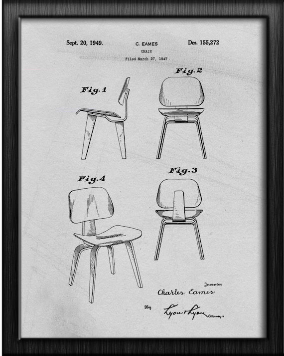 Eames chair drawing store
