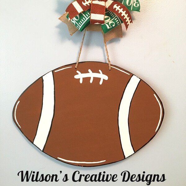 Football Door Hanger - Etsy