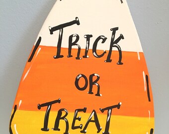 Candy corn sign | Etsy