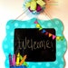 Teacher Door Hanger With Chalk Board First Day of School - Etsy