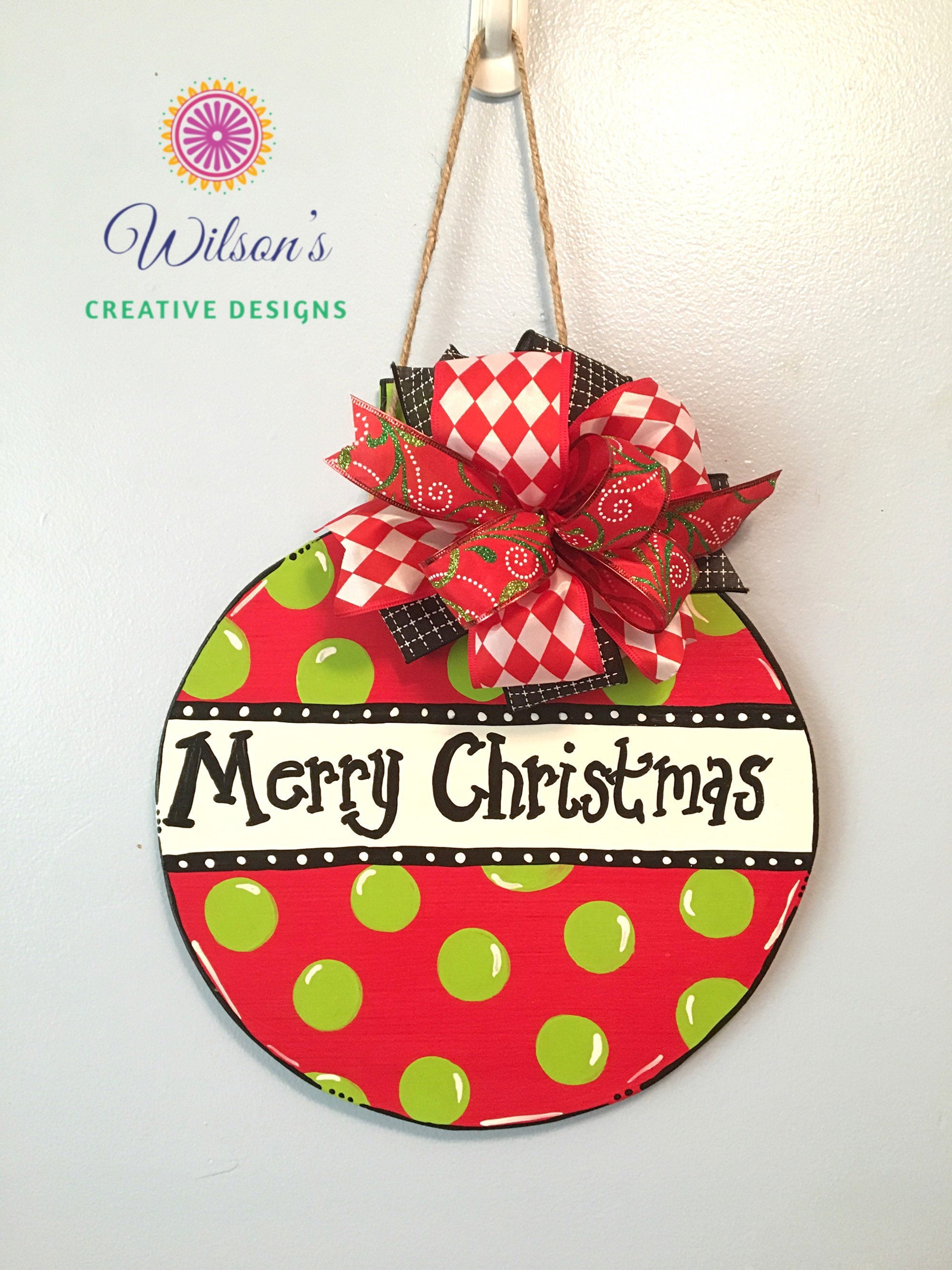 Door Hangers Wreaths & Door Hangers Christmas door hangers Home ...