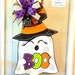 Ghost Door Hanger, Boo Door Sign Halloween Door Decor for Front Door ...