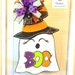 Ghost Door Hanger, Boo Door Sign Halloween Door Decor for Front Door ...