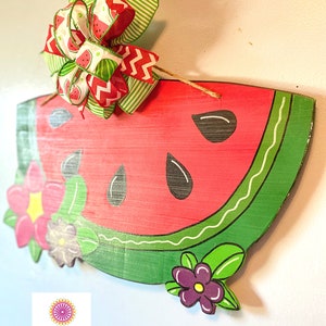 Watermelon Door Hanger, Summer Door Hanger, Welcome Door Hanger ...