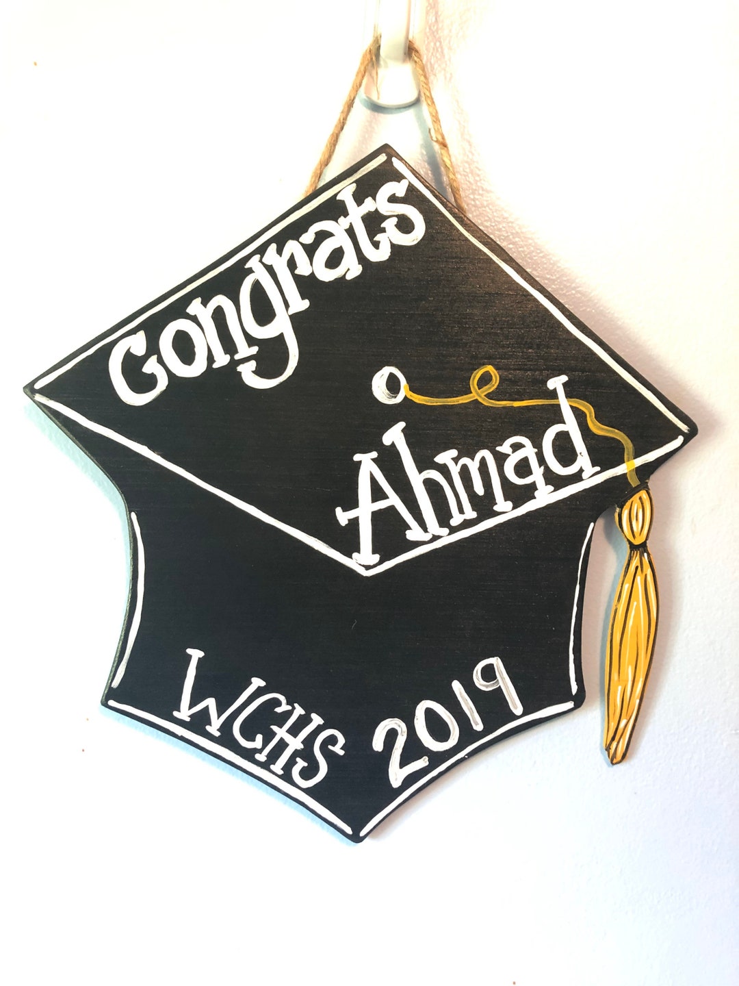 Personalized Graduation Cap Hanger, Senior Graduation Cap, Personalized ...