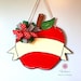 Apple Door Hanger, Teacher Door Hanger, Teacher Appreciation Gift, Back ...