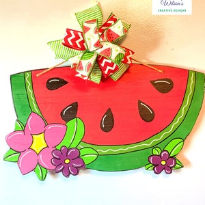 Watermelon Door Hanger, Summer Door Hanger, Welcome Door Hanger ...