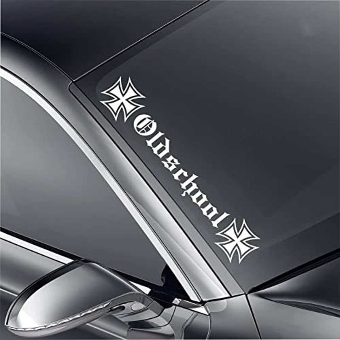 Oldschool Rear Window Sticker 55.0 Cm X Car Sticker JDM OEM Tuning ...