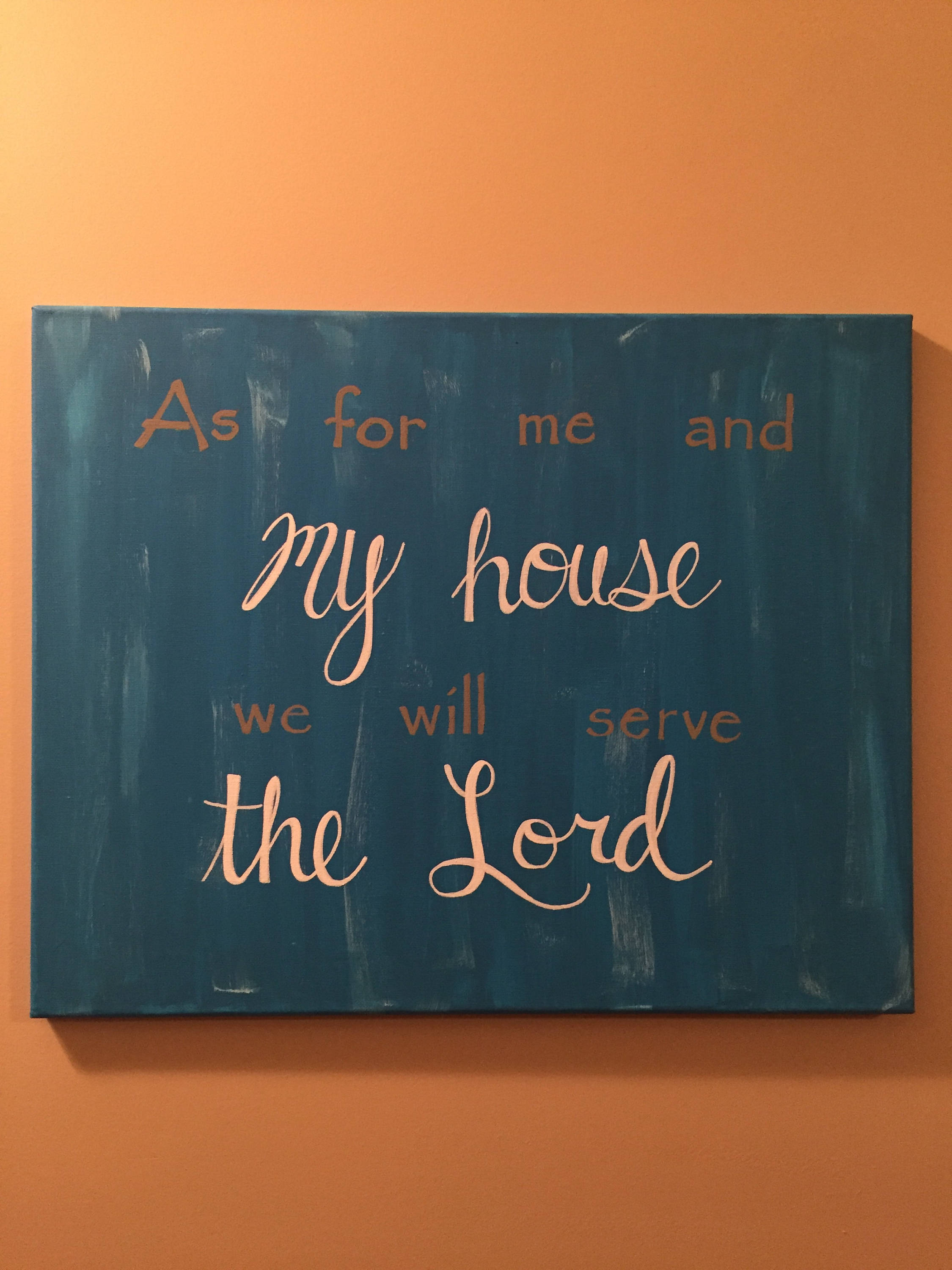 Custom Bible Verse Wall Art Hand Painted - Etsy